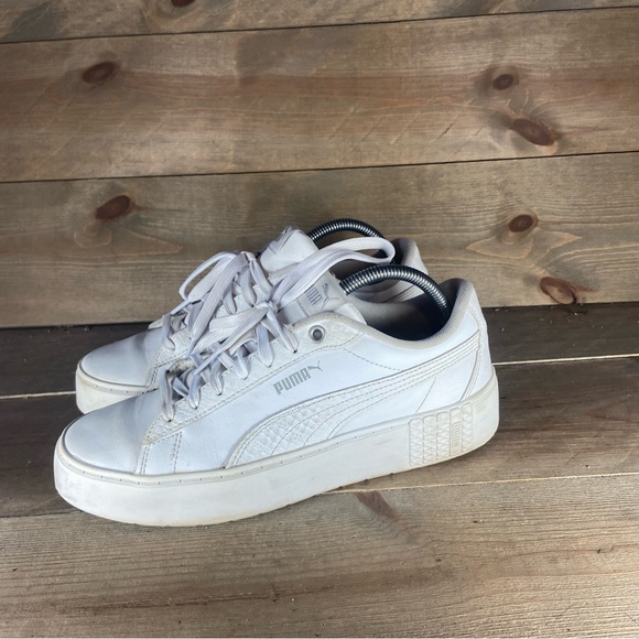 Puma | Shoes | Puma Smash Platform V2 Womens Size 85 Shoes White ...